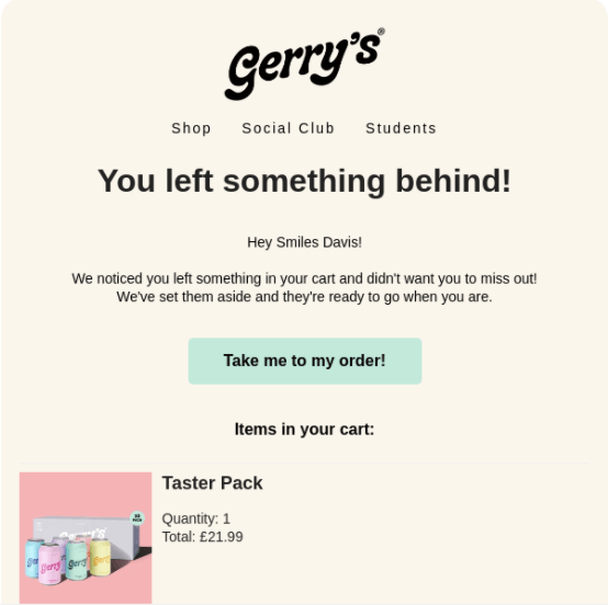 10 Best Abandoned Cart Recovery Email Templates (+Examples) in Ecommerce