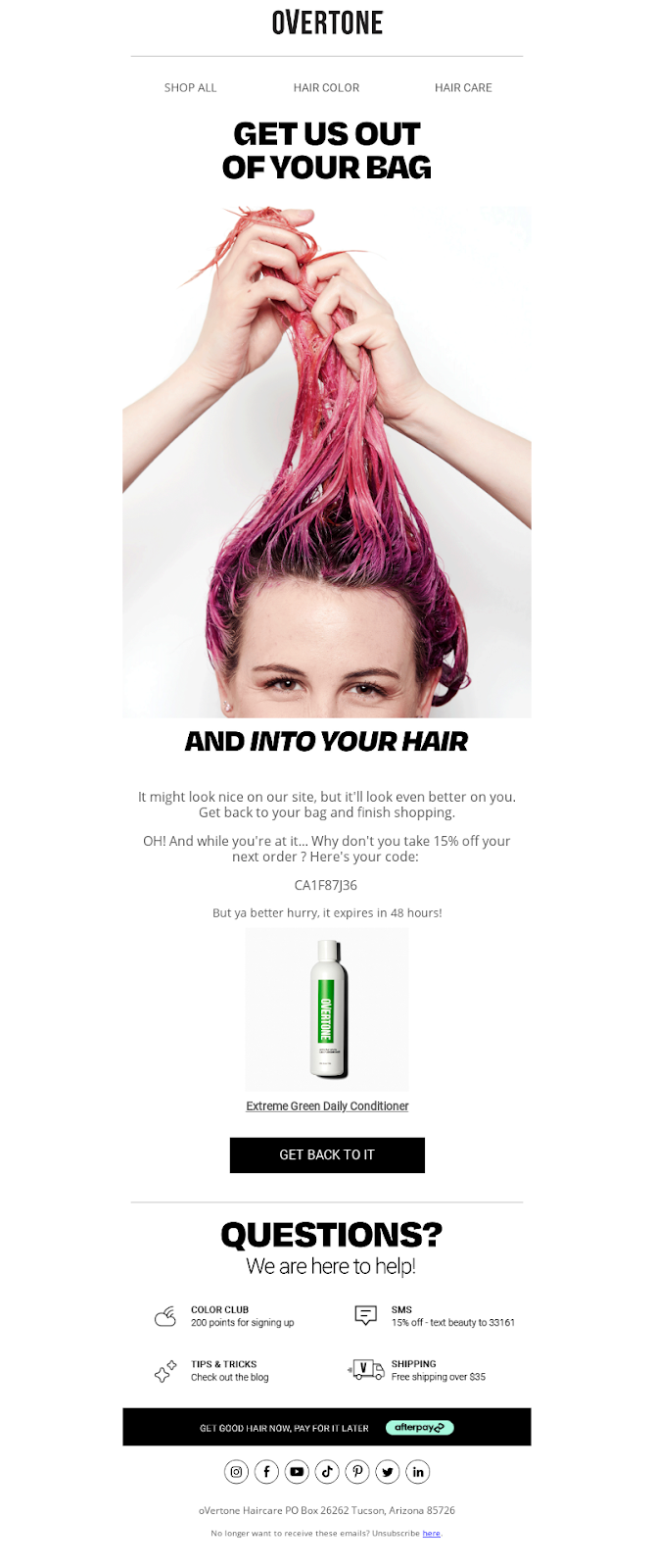 10 Best Abandoned Cart Recovery Email Templates (+Examples) in Ecommerce