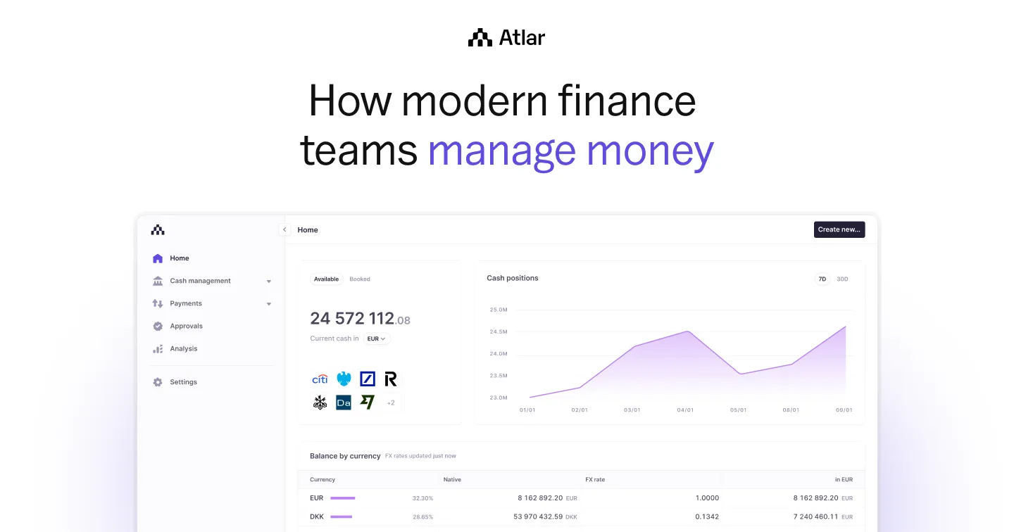 Atlar | How modern finance teams manage money