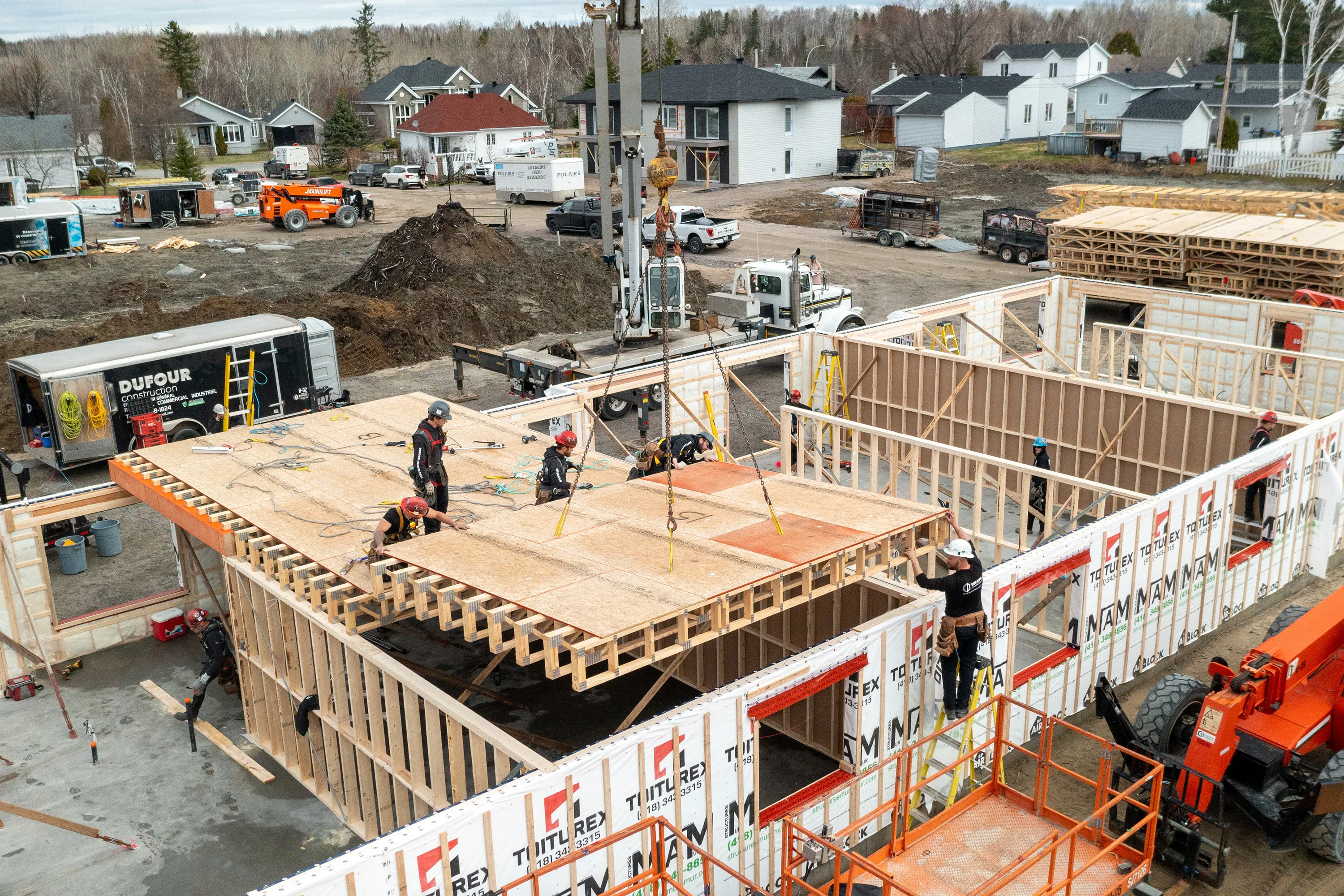 Planchers préfabriqués – NOUVEAU - Structures Mur à Mur