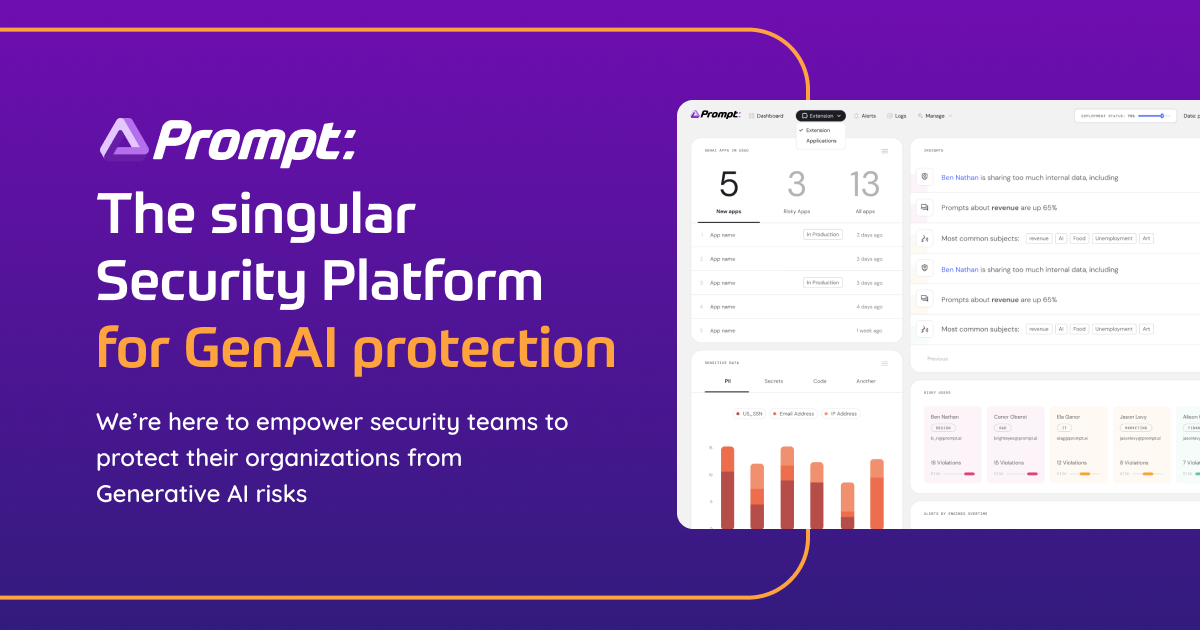 Prompt Security: The Platform for GenAI Security