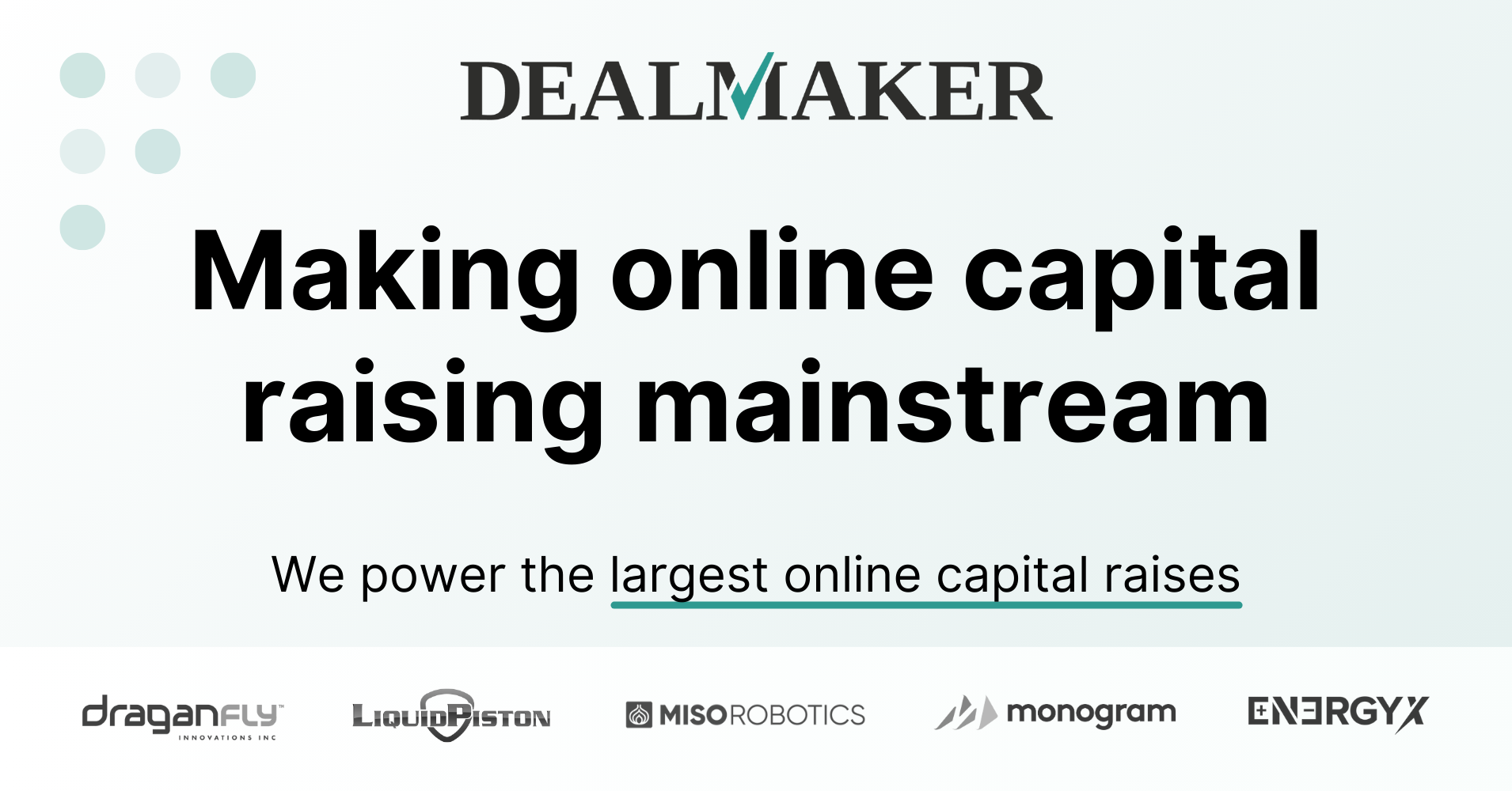 Offering Types | Reg CF, Reg A, and Reg D