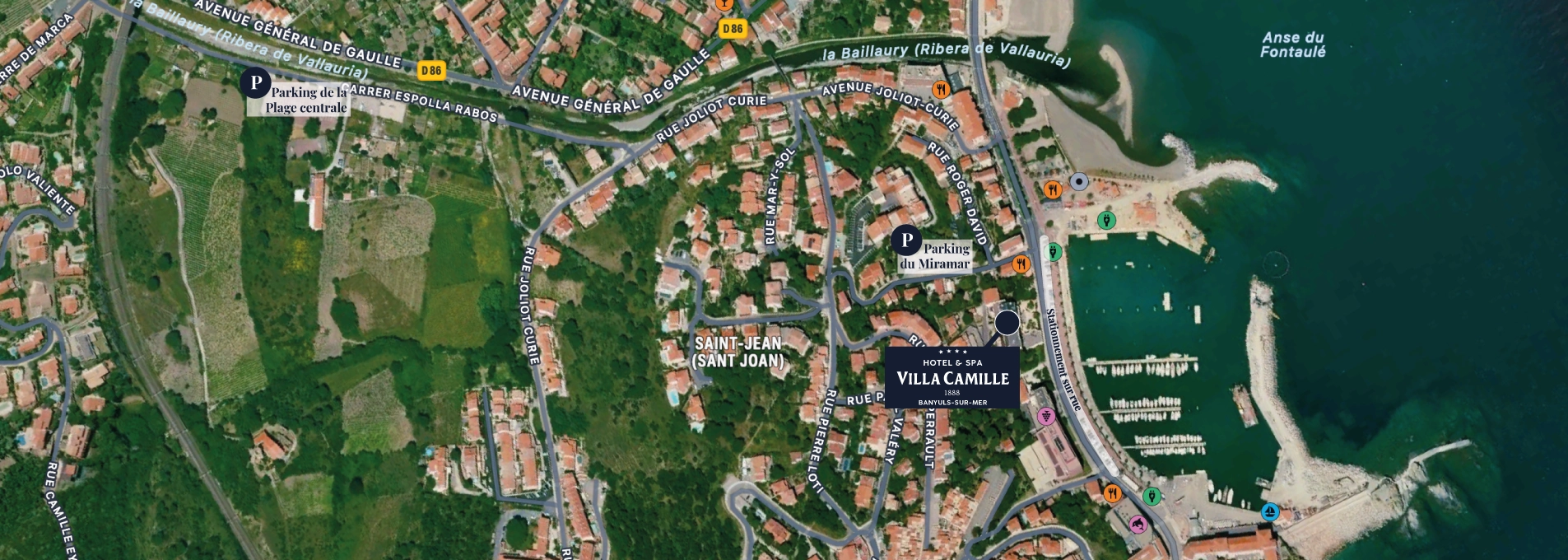 Accès & Contact | Villa Camille | Hotel & Spa 4 Étoiles