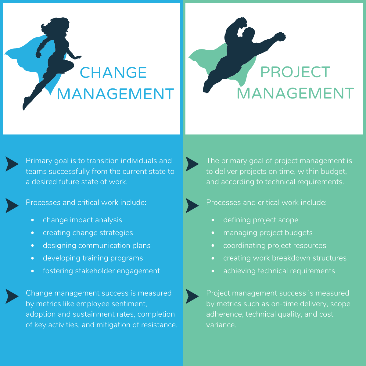 Change management and project management: not the same, but a powerful ...