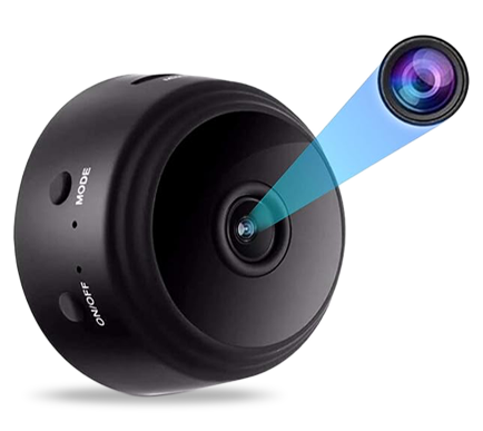 Spy Lens Cam - Mini Security Camera - Magnetic Surveillance Camera