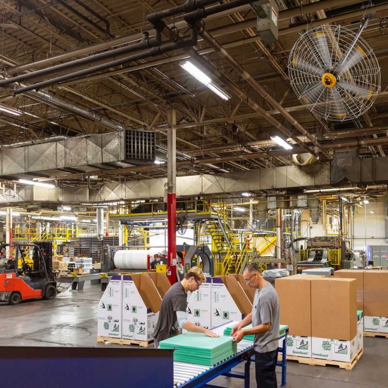 Our Fans - Pivot Wall Fan | Jet Black Fan Systems