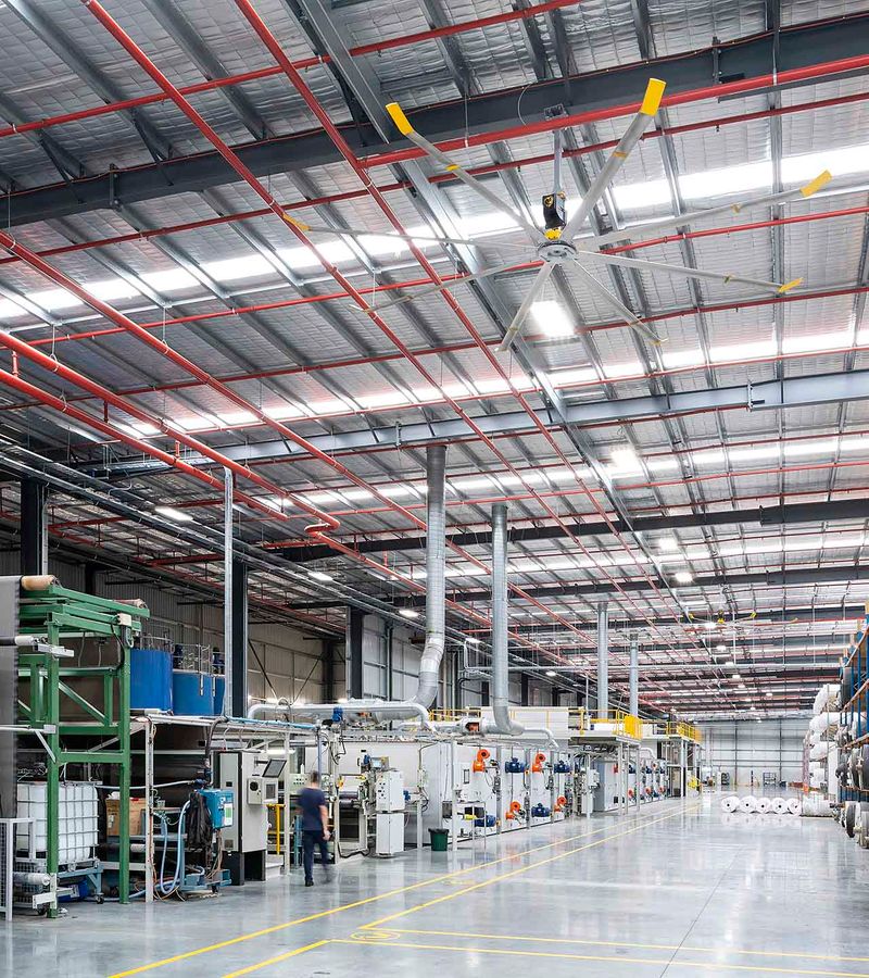 Industries - Warehouse Fans | Jet Black Fan Systems