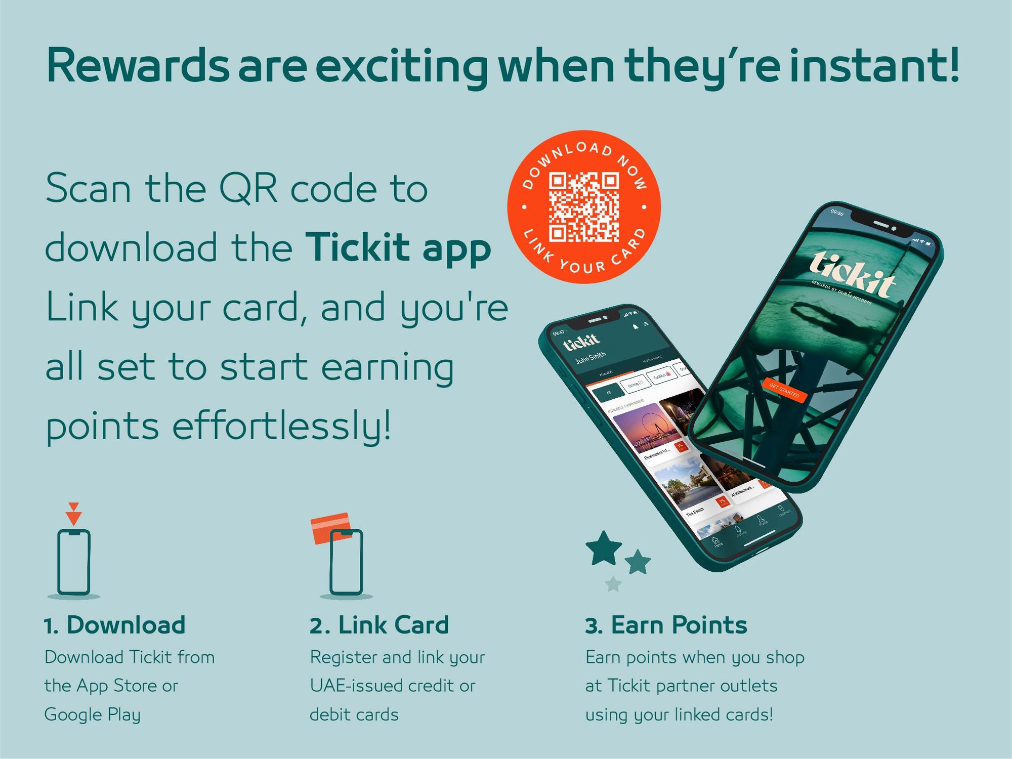 Tickit - Instant Reward Programme | City Walk, Dubai, UAE