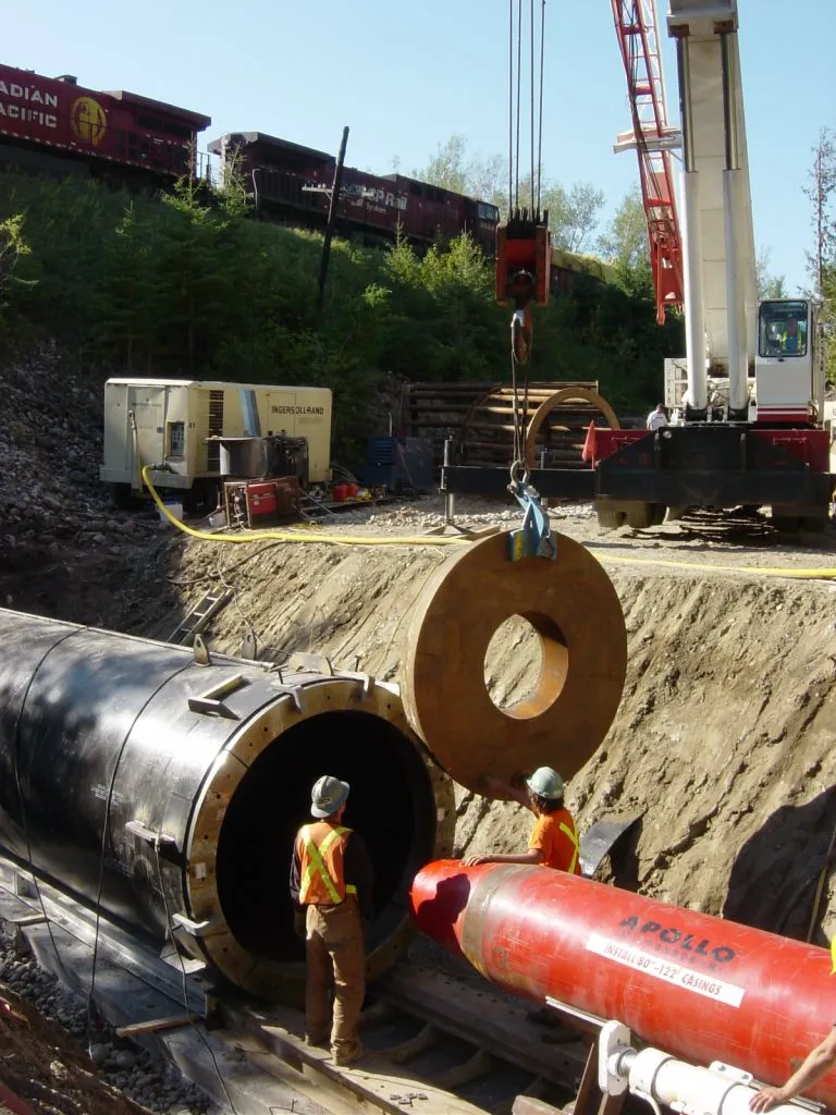 The Crossing Group - Services - Auger Boring & Pipe Ramming