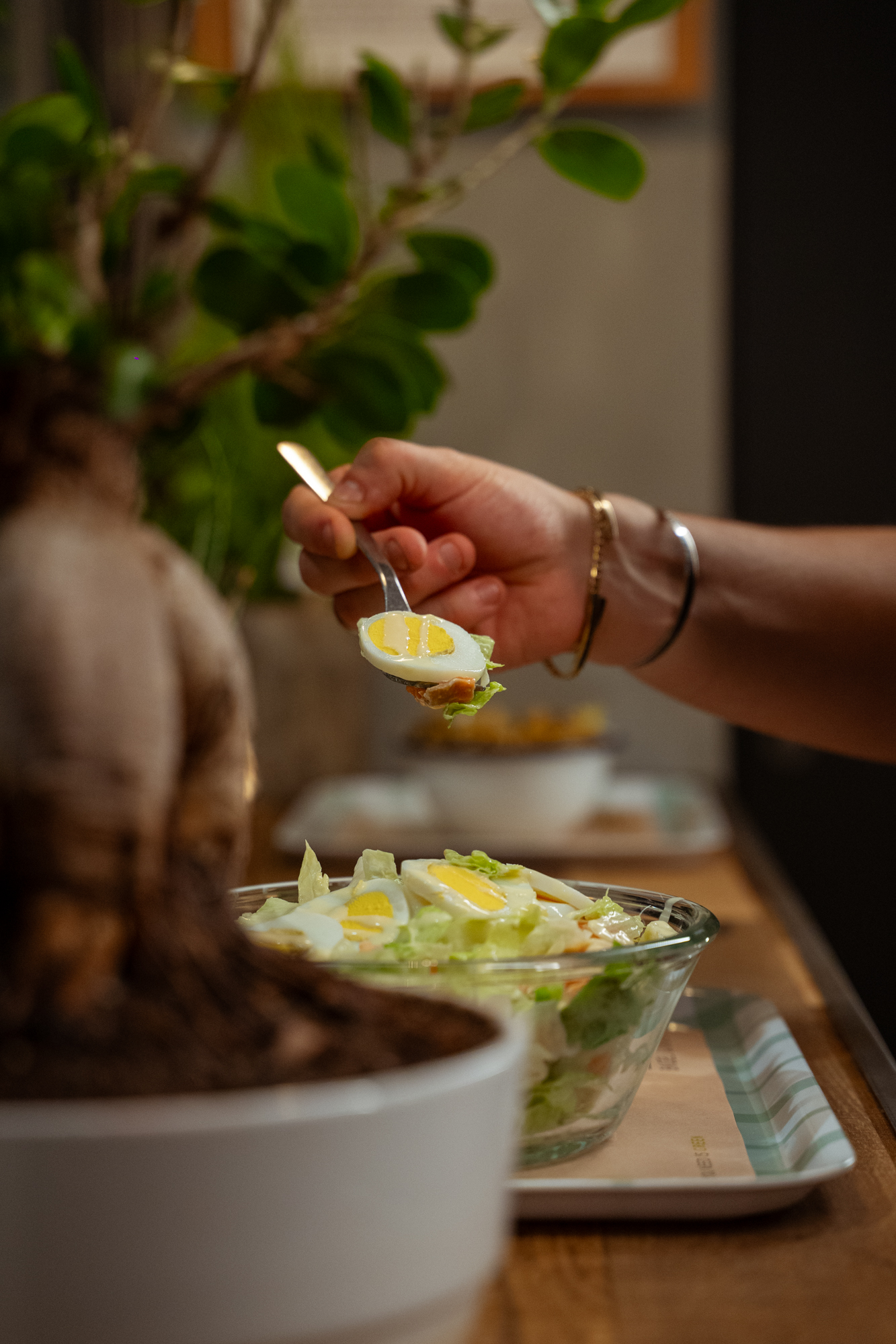 Hoop Bagel & Salad - All you need is green!