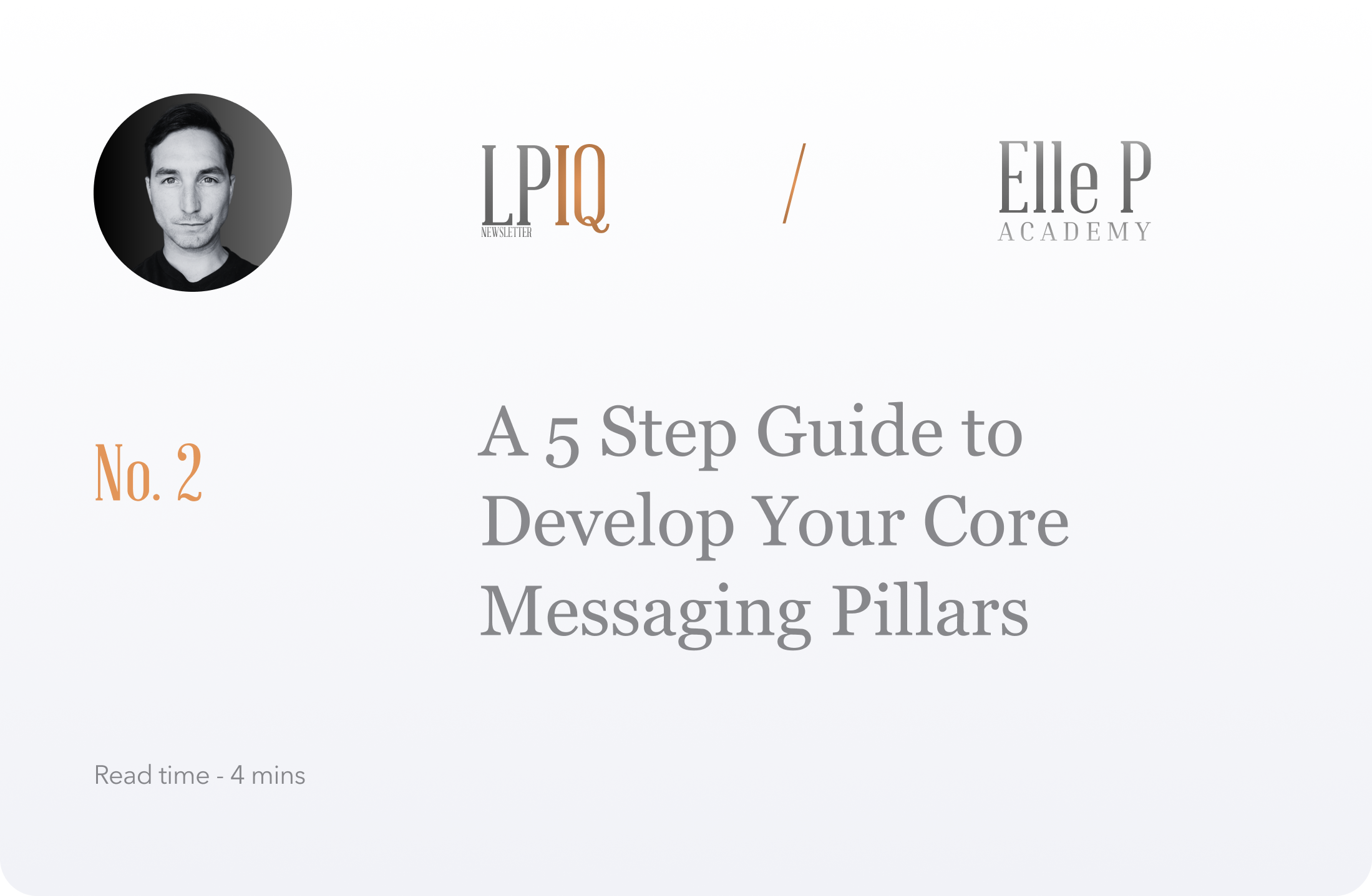A 5 Step Guide to Develop Your Core Messaging Pillars