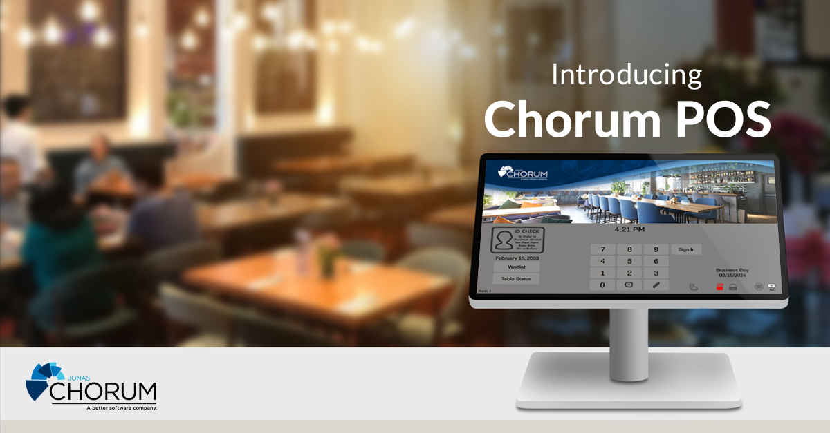 Introducing Jonas Chorum POS: Streamlined Retail & Restaurant Operations