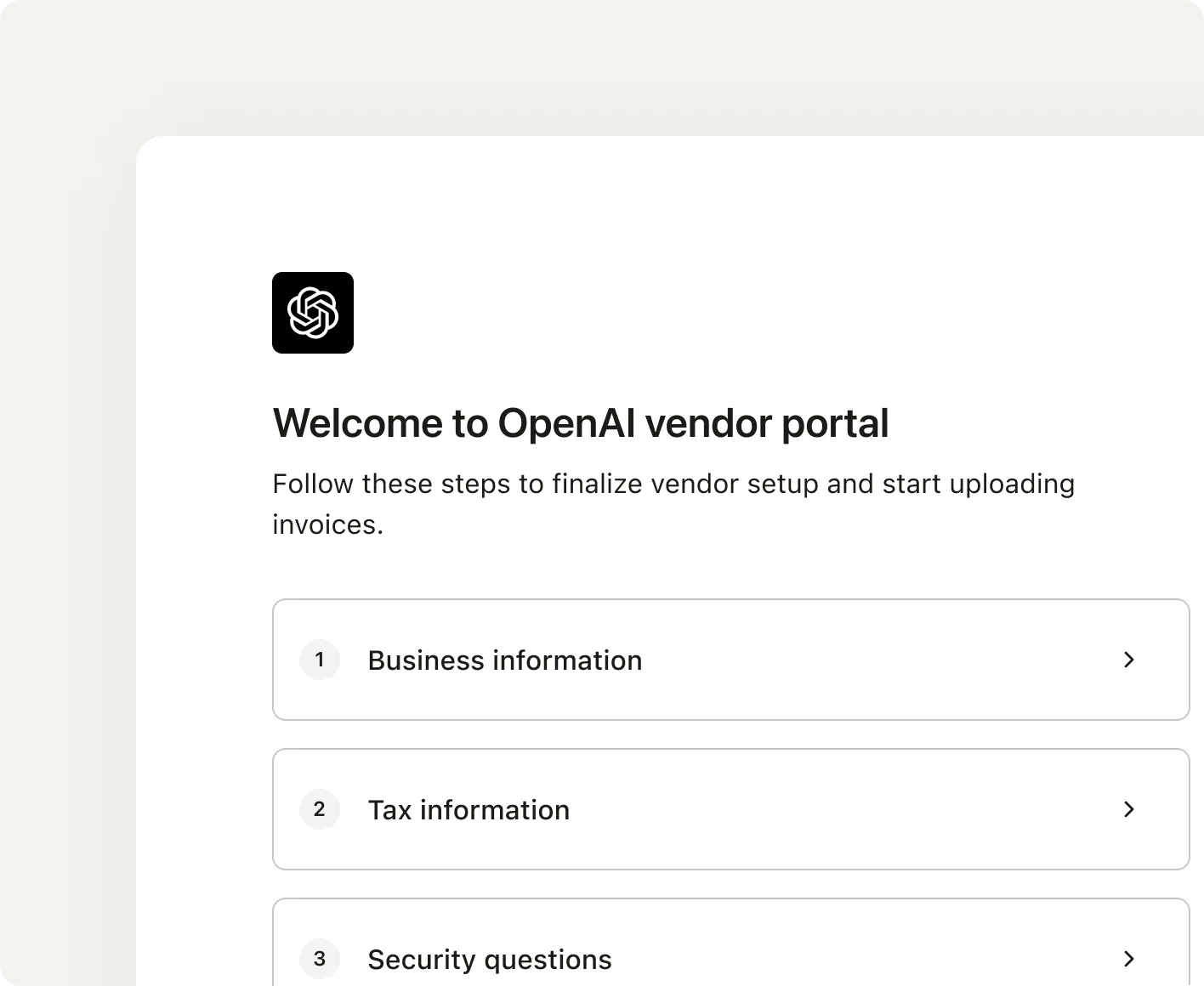 Vendor portal | Pivot