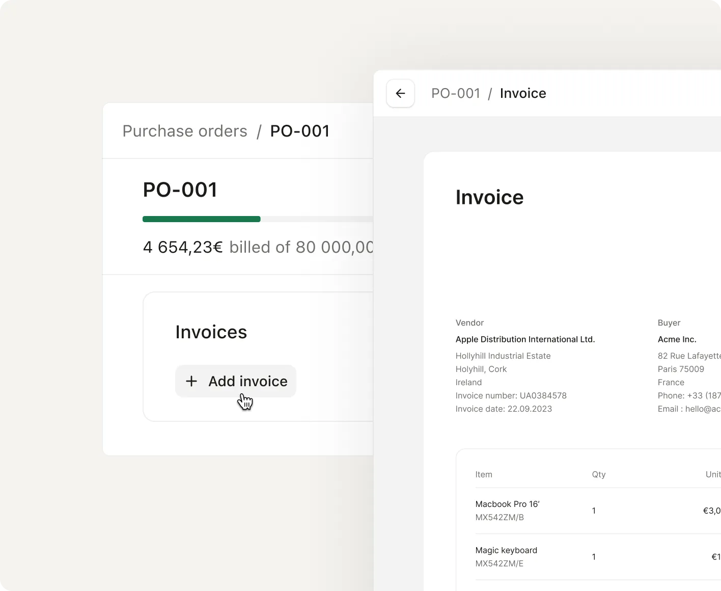 Vendor portal | Pivot