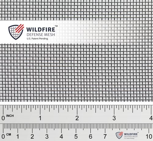 Flame and Ember Mesh Screen | 1/16 & 1/8 Inch Wire Mesh - Wildfire ...