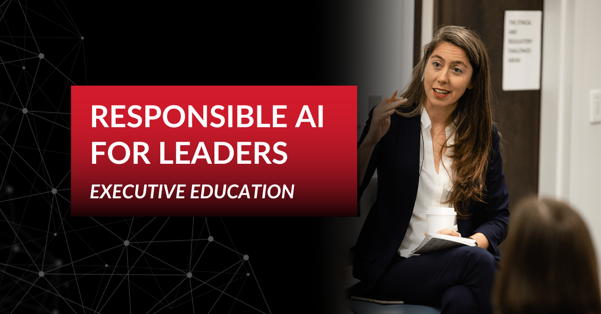 Announcing: Responsible AI Executive Education Courses | Institute for ...