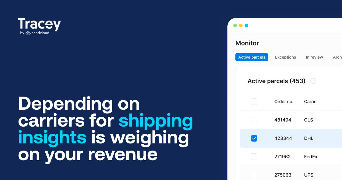 Optimize your carrier selection with unique shipping data | Tracey