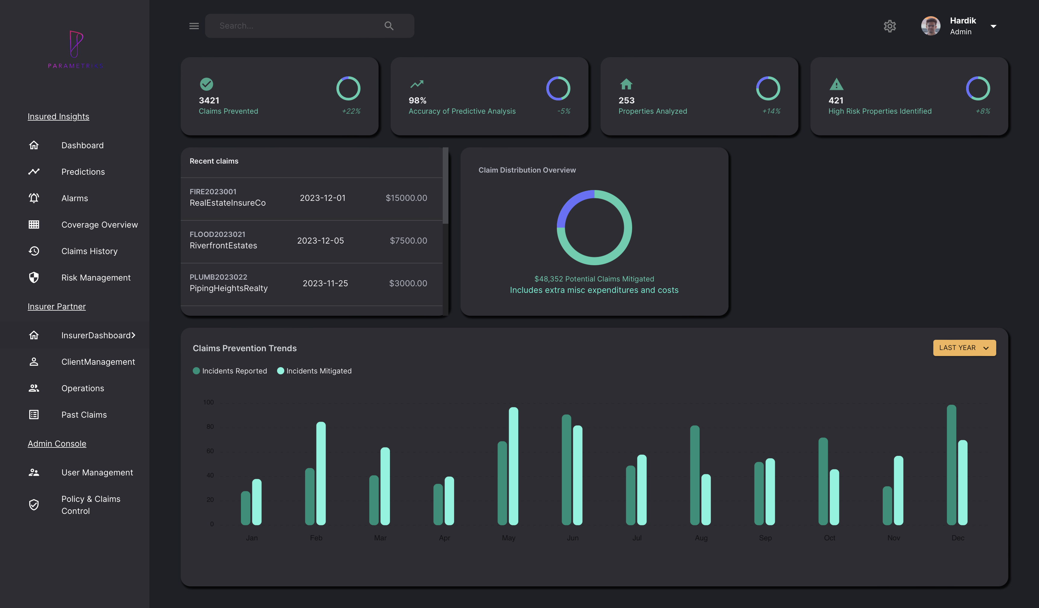 Parametriks {Insurance}