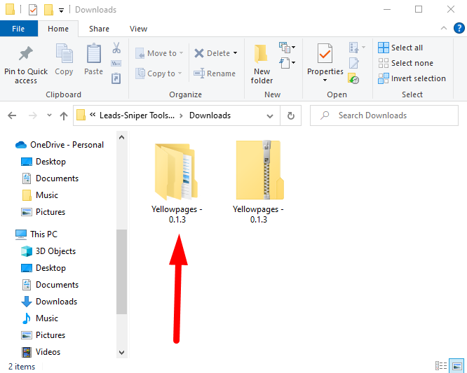 How to install YellowPages Scraper