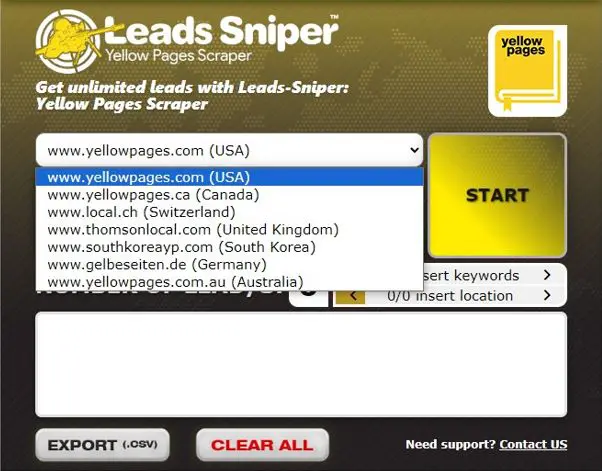 How to install YellowPages Scraper