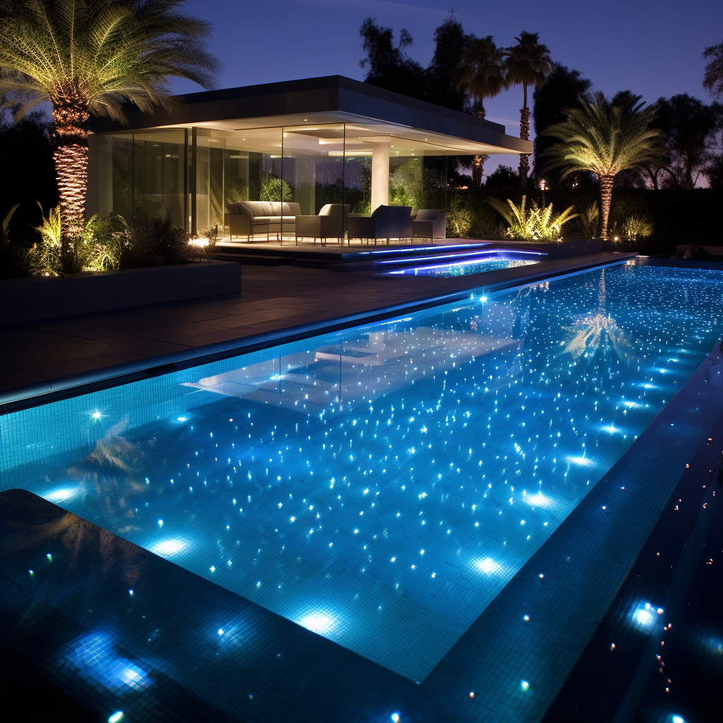 What are the lighting requirements for my pool for safety and compliance?