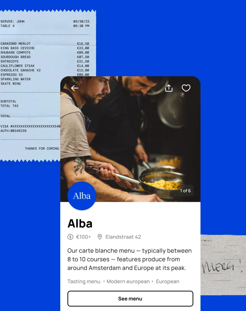 Restaurant bookings application | Zenchef