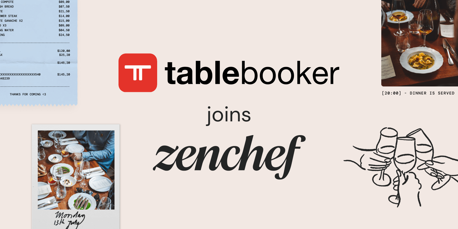 Tablebooker joins Zenchef, the Leading European Commission-free Restaurant Platform