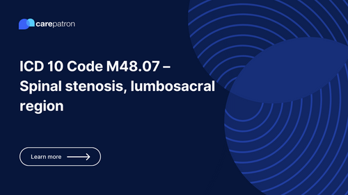 M48.07 – Spinal Stenosis, Lumbosacral Region | ICD-10-CM
