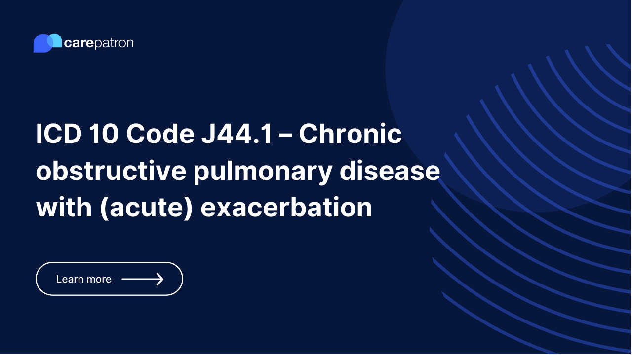 J44.1 – Chronic obstructive pulmonary disease with (acute) exacerbation ...