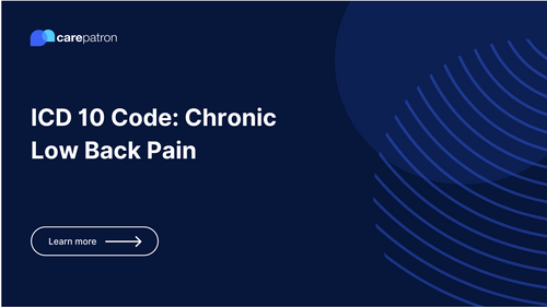 Chronic Low Back Pain ICD-10-CM Codes | 2023