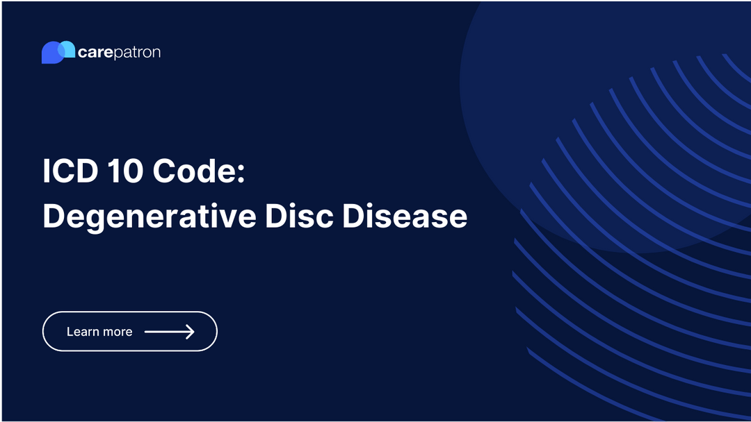 Degenerative Disc Disease ICD-10-CM Codes | 2023