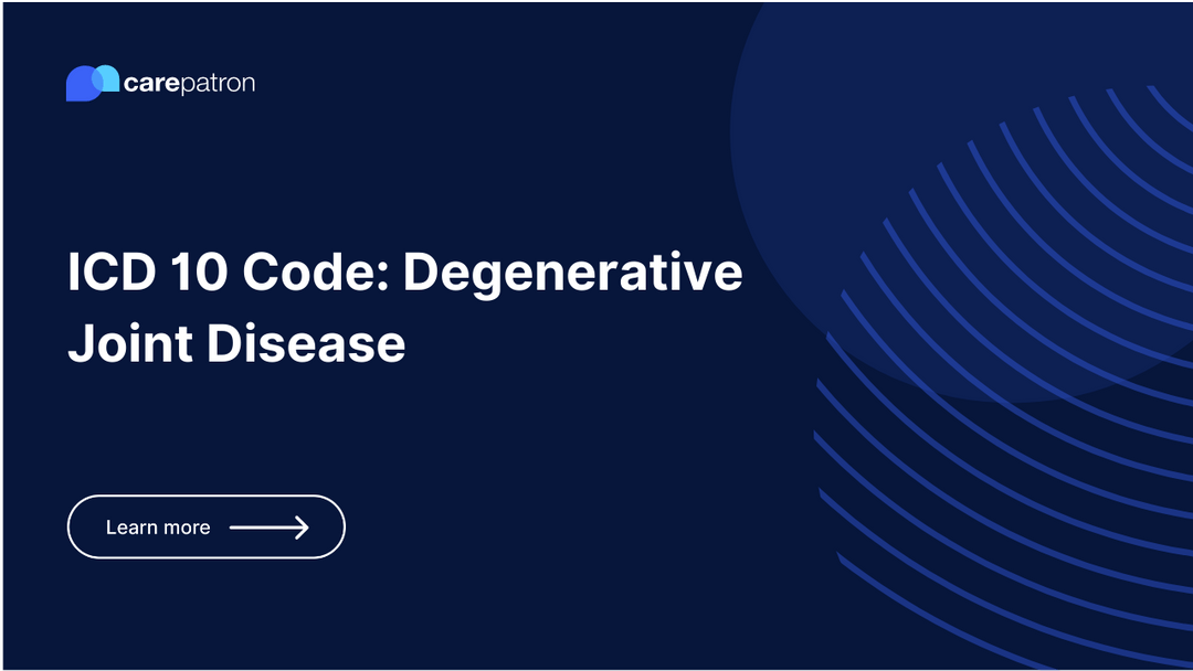 Degenerative Joint Disease ICD-10-CM Codes | 2023