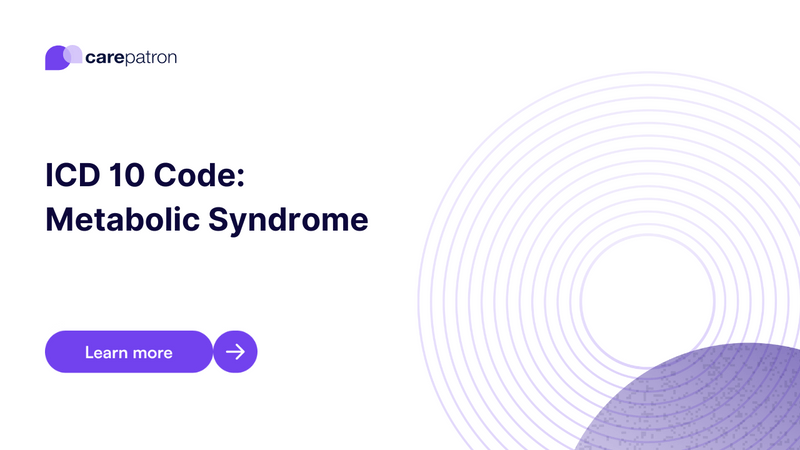 Metabolic Syndrome ICD-10-CM Codes | 2023