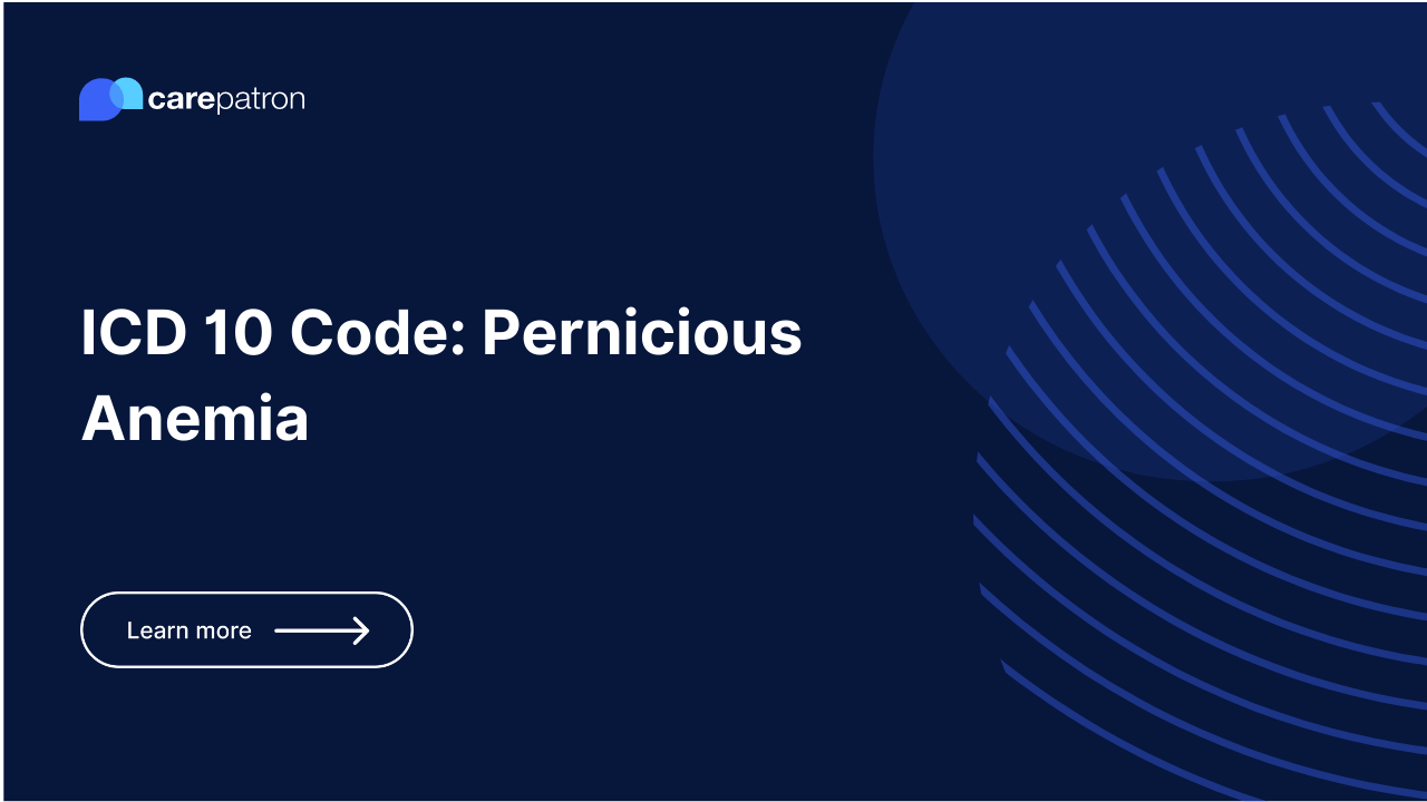 Pernicious Anemia ICD-10-CM Codes | 2023