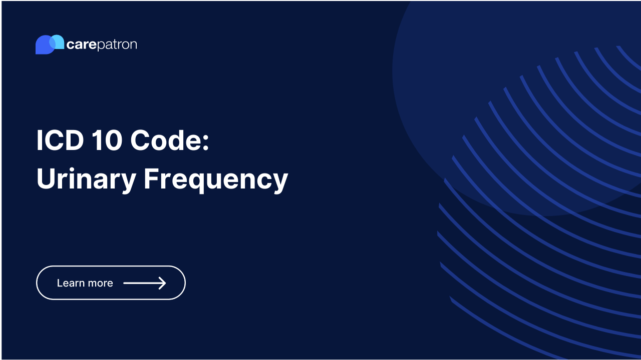 Urinary Frequency ICD-10-CM Codes | 2023