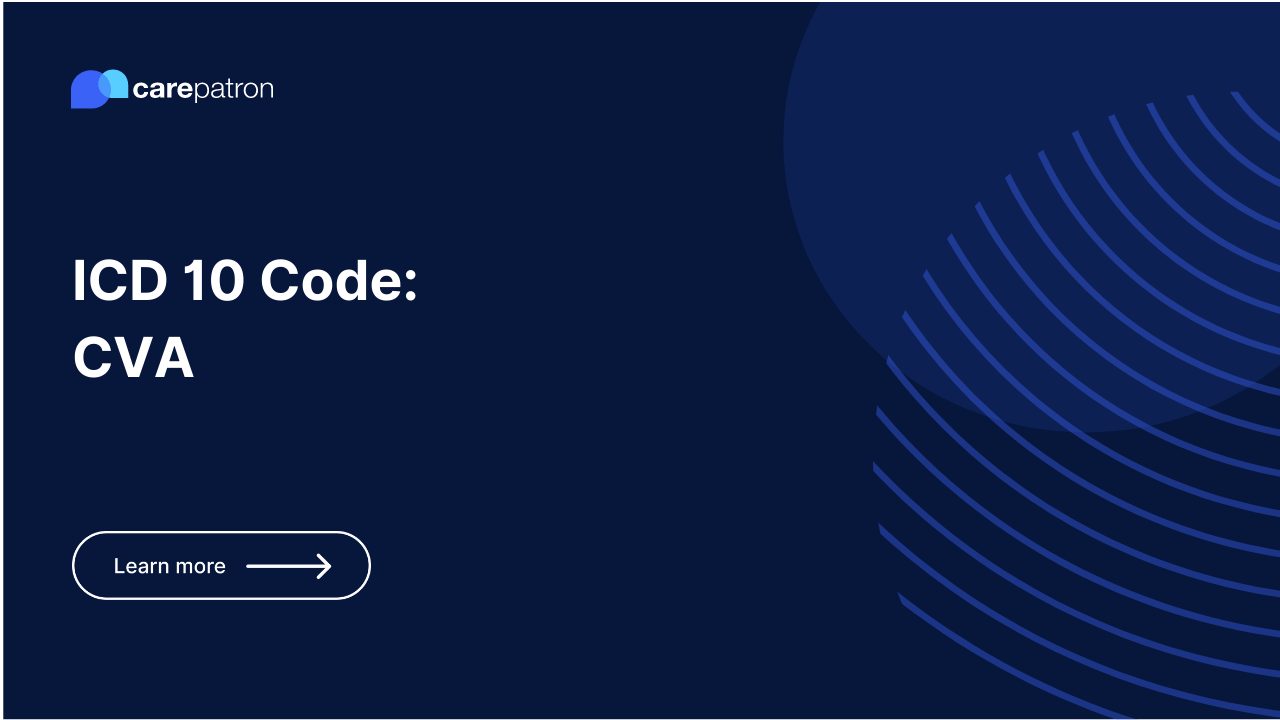 CVA ICD 10 CM Codes 2023