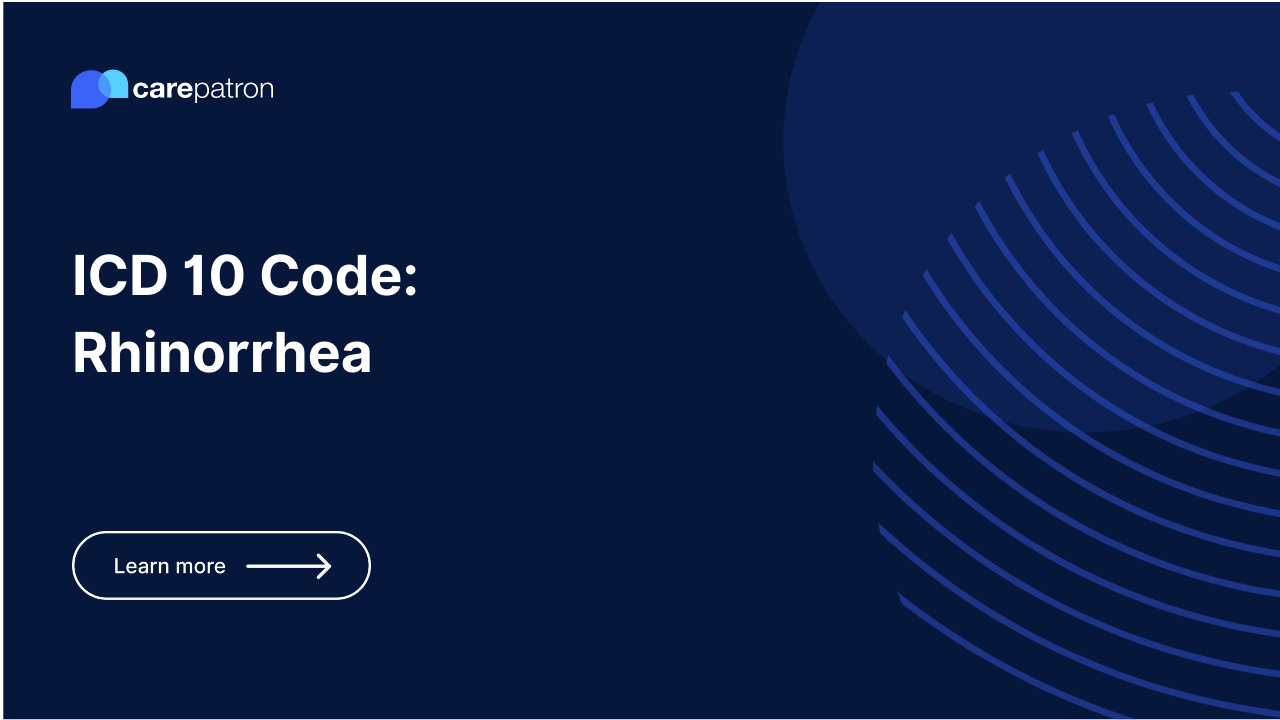 Rhinorrhea ICD-10-CM Codes | 2023