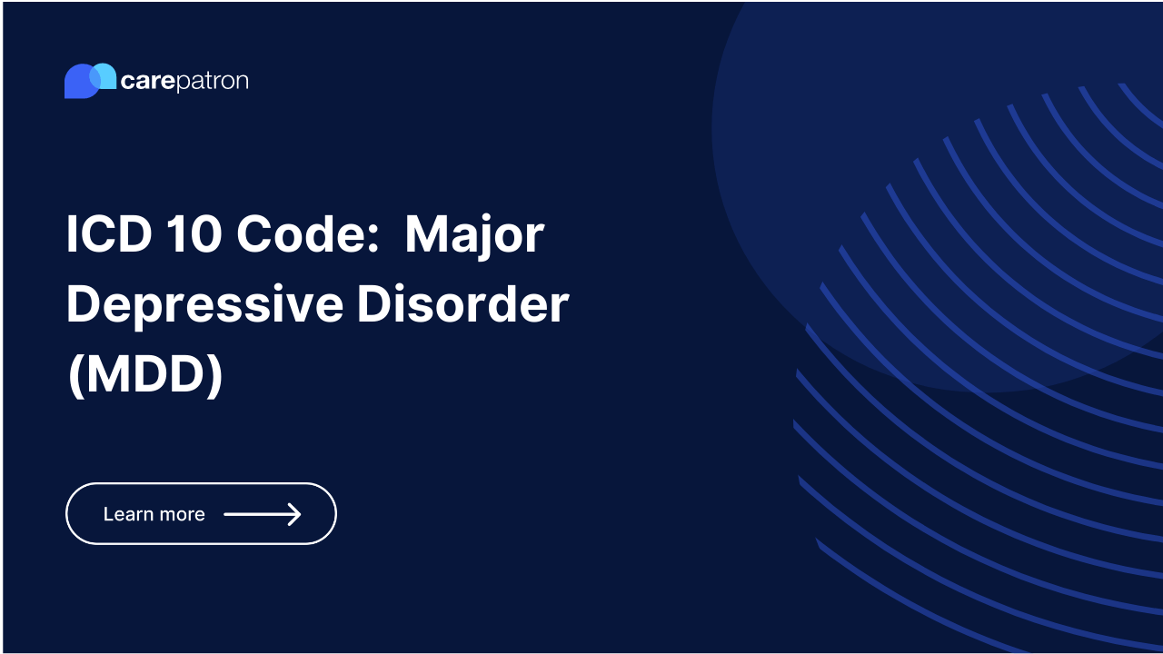MDD ICD-10-CM Codes | 2023