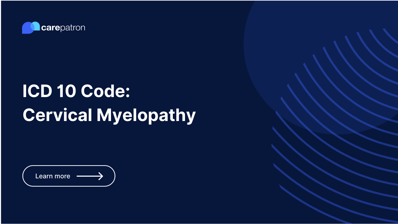 Cervical Myelopathy ICD-10-CM Codes | 2023