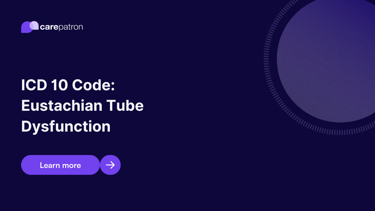 Eustachian Tube Dysfunction ICD-10-CM Codes | 2023