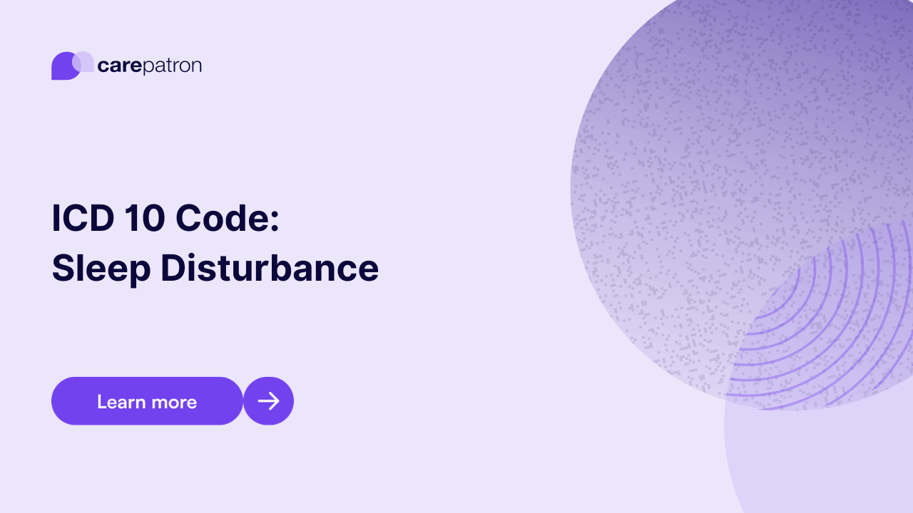 Sleep Disturbance ICD-10-CM Codes | 2023