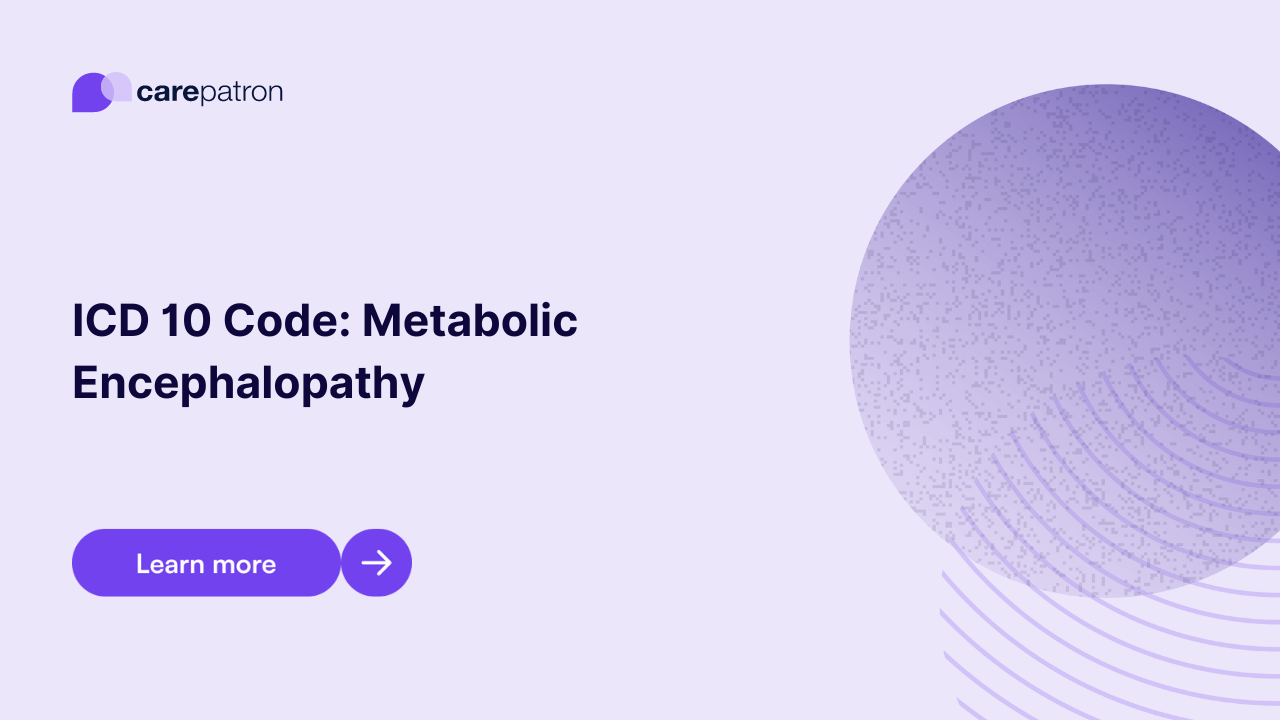 Metabolic Encephalopathy ICD-10-CM Codes | 2023