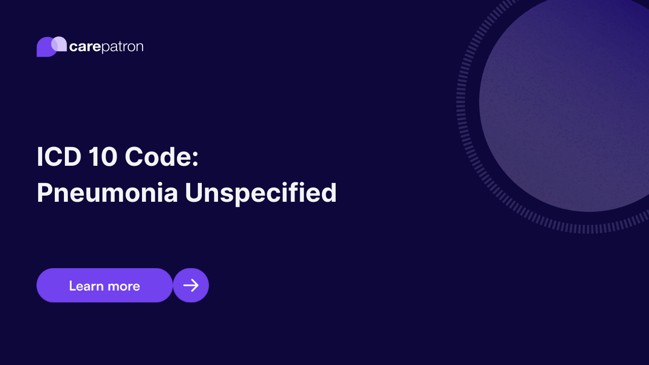 Pneumonia Unspecified ICD-10-CM Codes | 2023