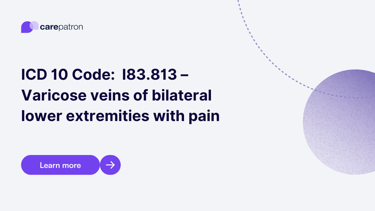 I83.813 – Varicose veins of bilateral lower extremities with pain | ICD ...