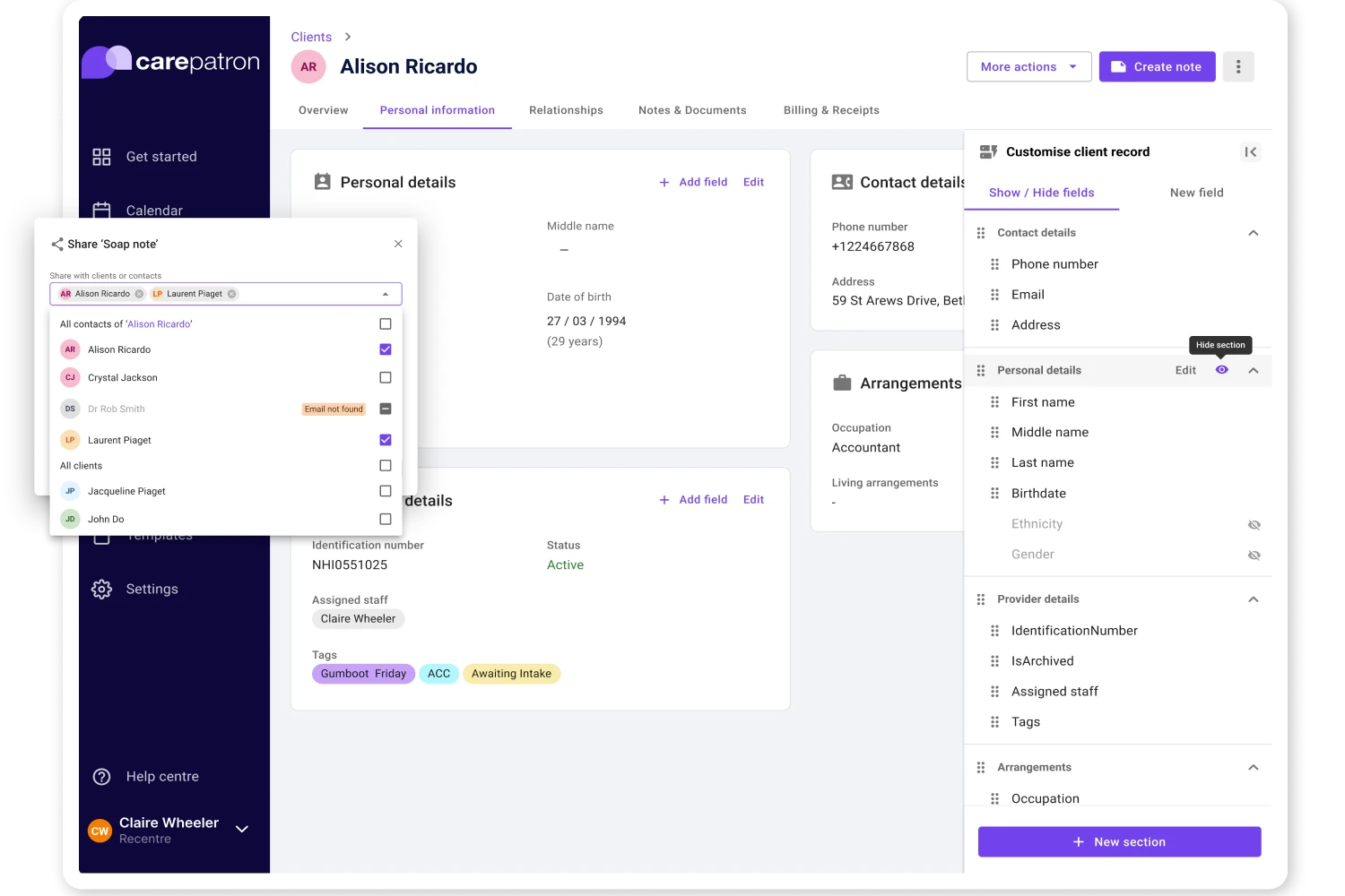 Free Clinical Documentation Software | Carepatron