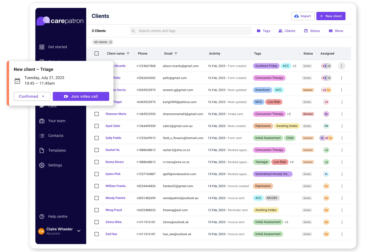 Free Patient Record Software | Carepatron