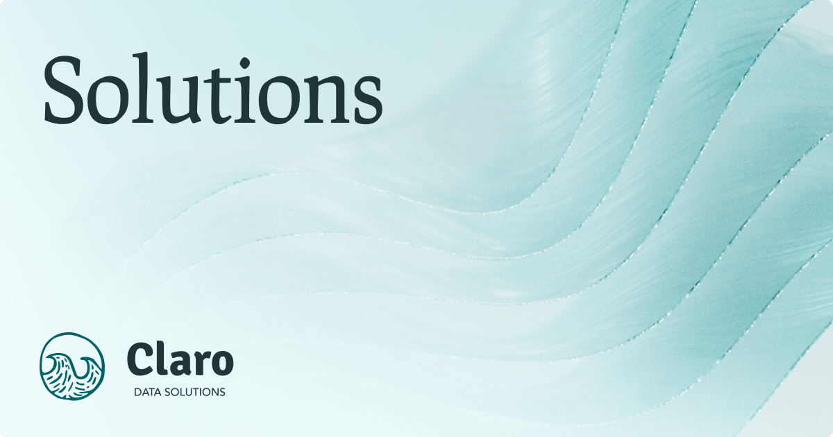 Solutions – Claro Data