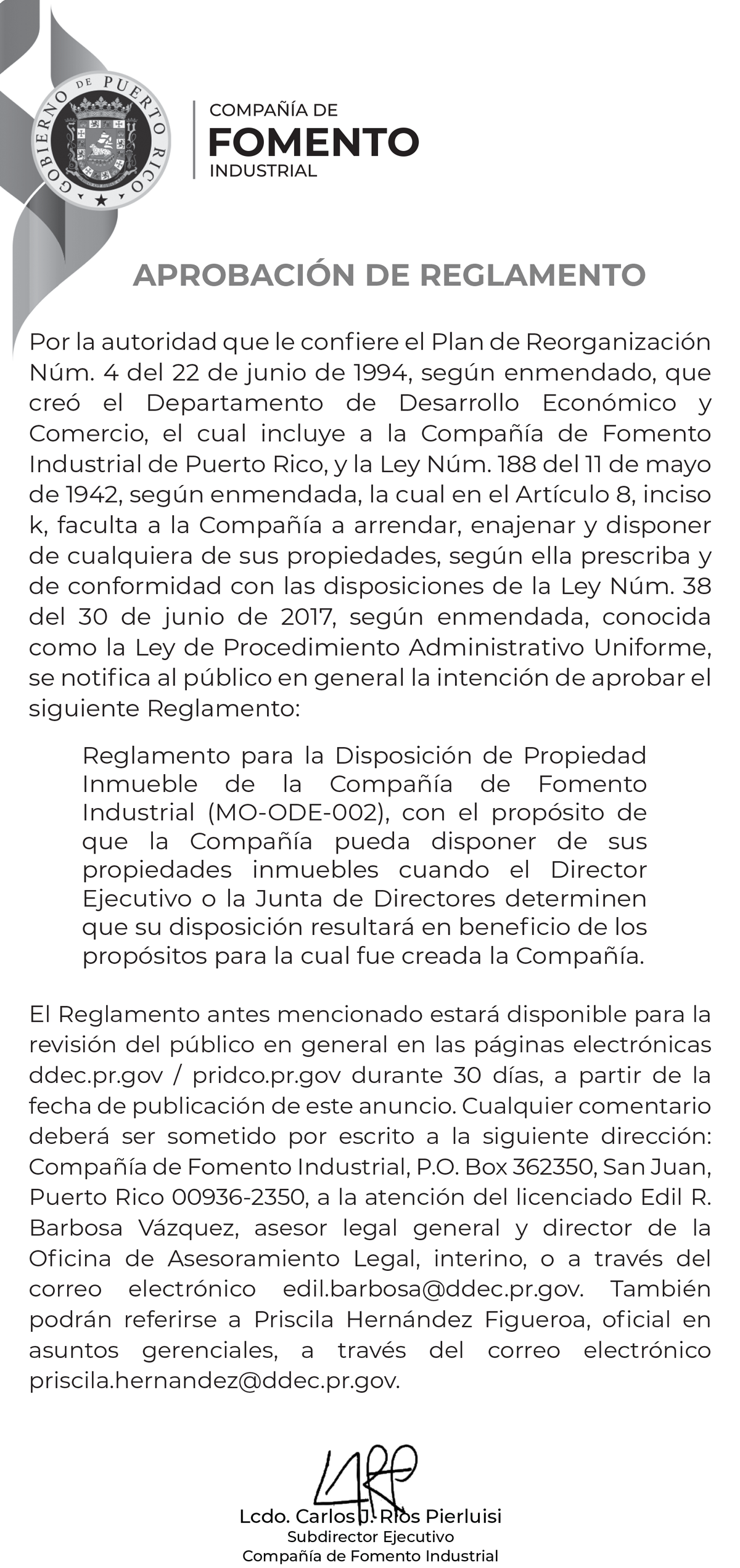 Puerto Rico Industrial Development Company