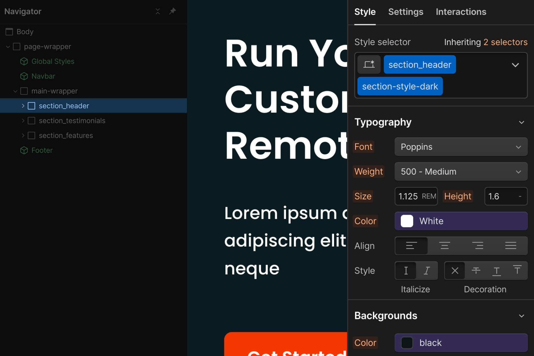 Core Structure strategy - Client-First