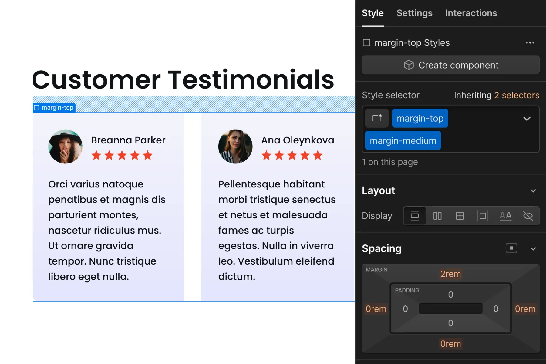 Spacing strategy - Client-First